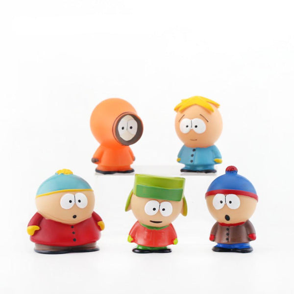 Classic American Animation South Park Super Cute Ornaments 5pcs Linoos